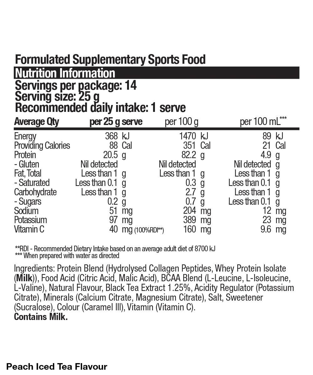 Collagen Protein Water – Recovery & Skin Support | Base Nutrition